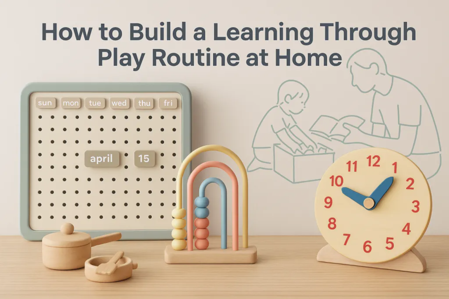 How to Build a Learning Through Play Routine at Home – Toddlers Art